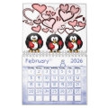 2021 Calendar Penguin | Zazzle