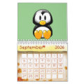 2021 Calendar Penguin | Zazzle
