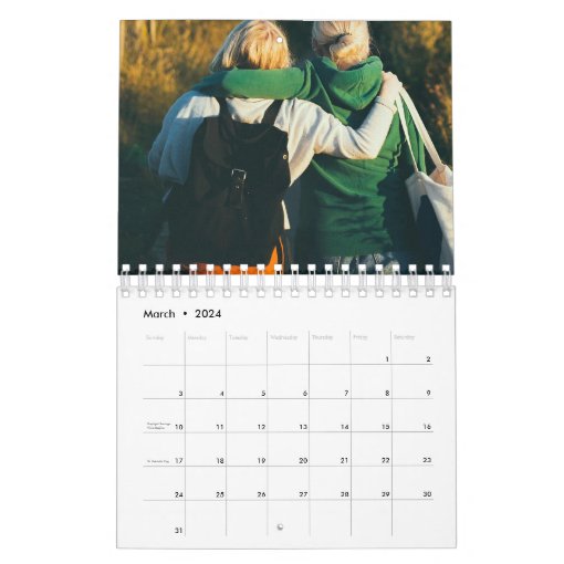 2021 Custom Photo Calendar Best Friends Forever | Zazzle