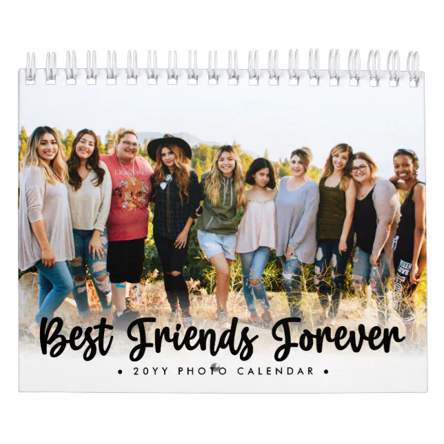 2021 Custom Photo Calendar Best Friends Forever | Zazzle