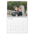 2021 Custom Photo Calendar Modern Create Your Own | Zazzle