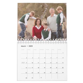 2021 Custom Photo Calendar Simple Create Your Own | Zazzle