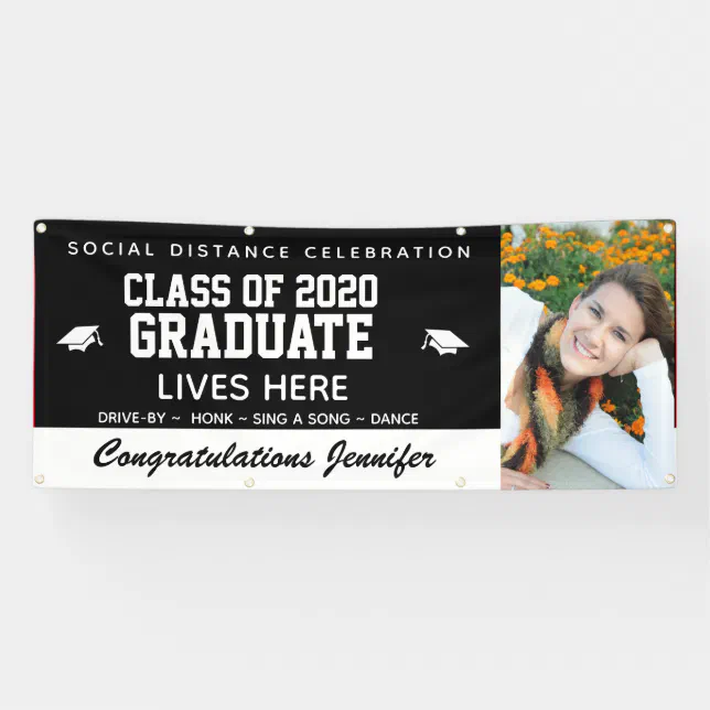 2021 Drive By Graduation Banners - Personalized | Zazzle