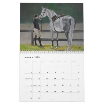 2021 Horse Art Calendar by Charlotte Yealey | Zazzle
