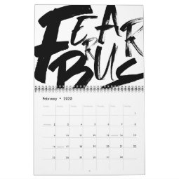 2021 Minimalist Abstract Black and White Calendar | Zazzle