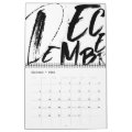 2021 Minimalist Abstract Black and White Calendar | Zazzle