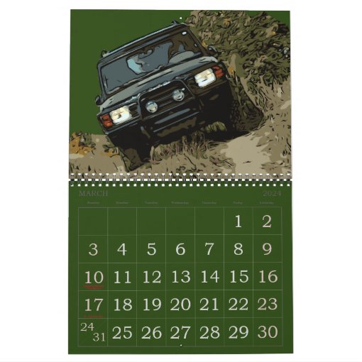 2021 OFF-ROAD CALENDAR | Zazzle