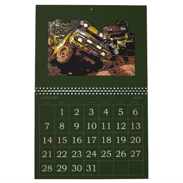 2021 OFF-ROAD CALENDAR | Zazzle