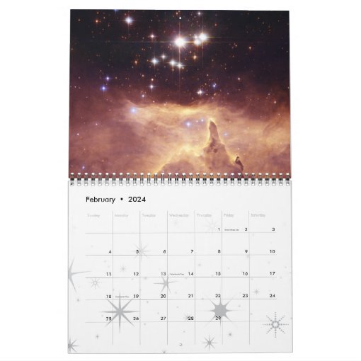 2021 Space Astronomy Stars Star Clusters NASA Calendar | Zazzle