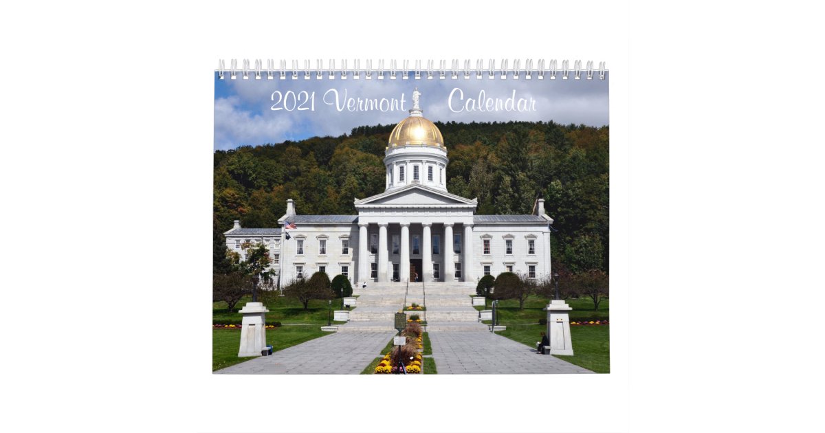 2021 Vermont - Calendar | Zazzle