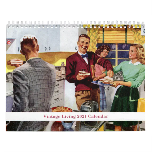 2021 Vintage Living Calendar | Zazzle