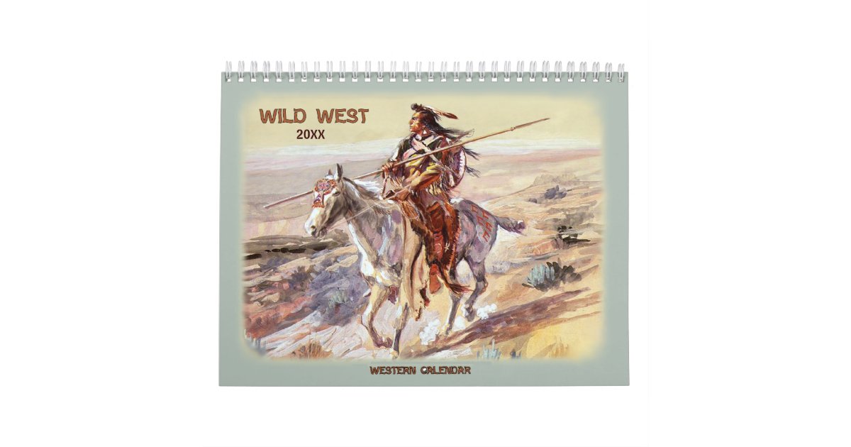 2021 Wild West Calendar | Zazzle
