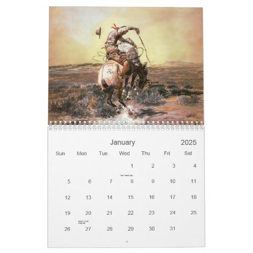 2021 Wild West Calendar | Zazzle