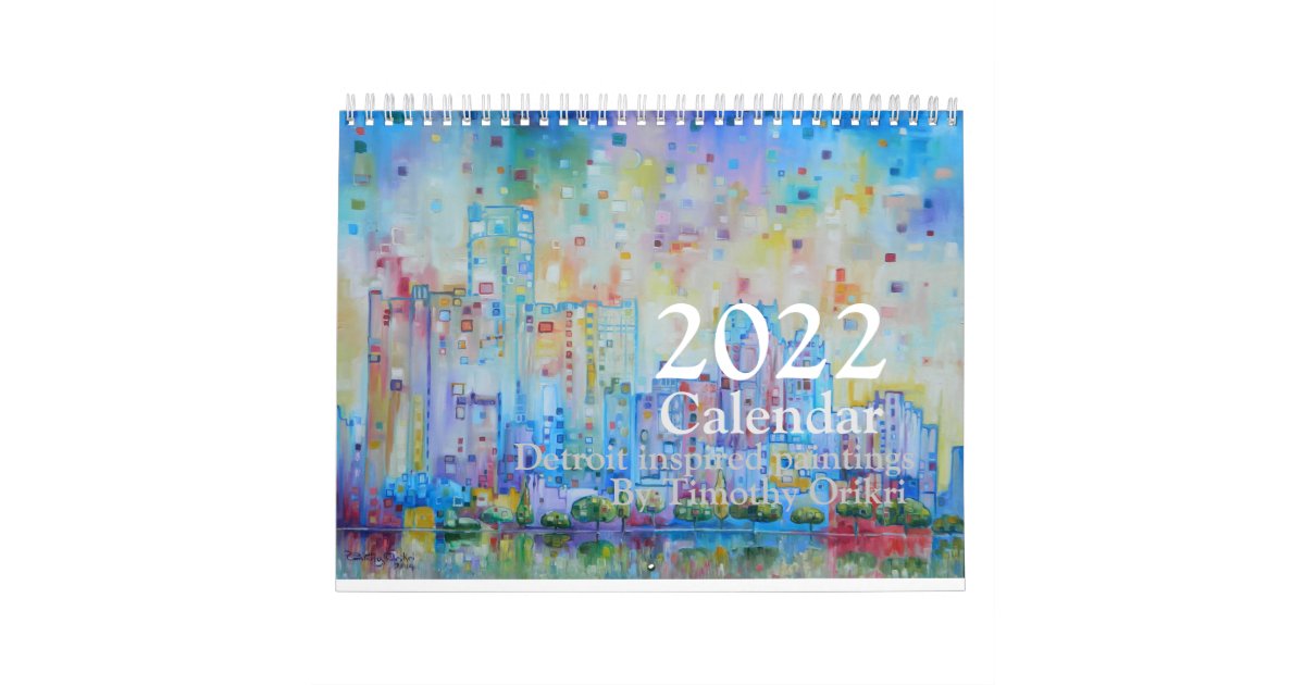 2022 Detroit Calendar | Zazzle