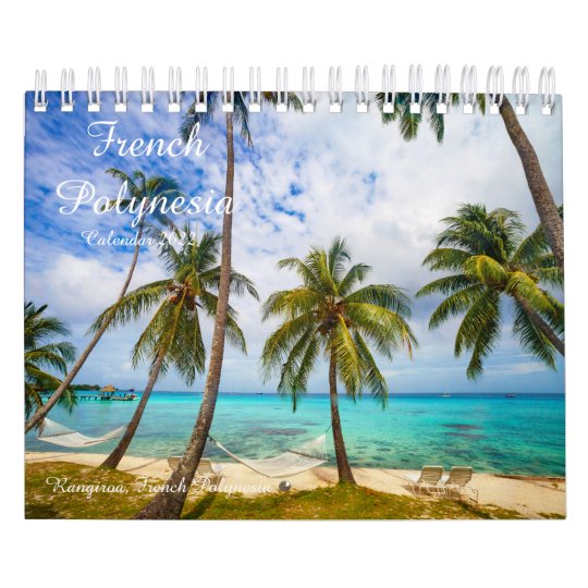 2022 French Polynesia Souvenir Calendar | Zazzle.com