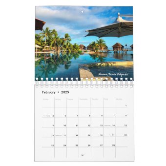 2022 French Polynesia Souvenir Calendar | Zazzle