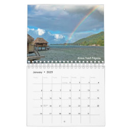 2022 French Polynesia Souvenir Calendar | Zazzle