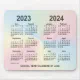 2023-2024 Rainbow Cloud School Calendar by Janz Mouse Pad | Zazzle
