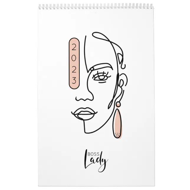2023 Boss Lady Motivational Quotes Calendar | Zazzle