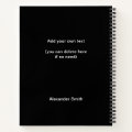 2023 Calendar with Holidays Yearly Modern Custom Notebook | Zazzle