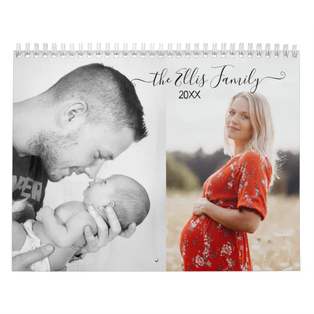 2023 Editable Text Custom Photo Calendar | Zazzle