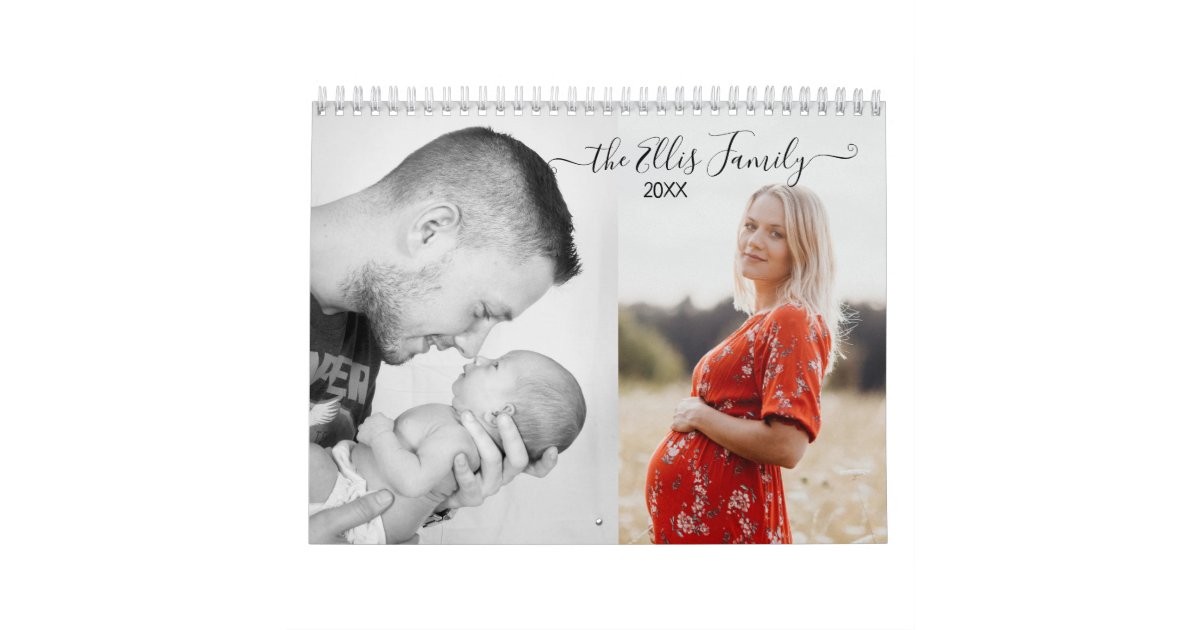 2023 Editable Text Custom Photo Calendar | Zazzle