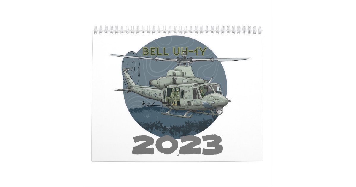 2023 Helicopter Calendar | Zazzle