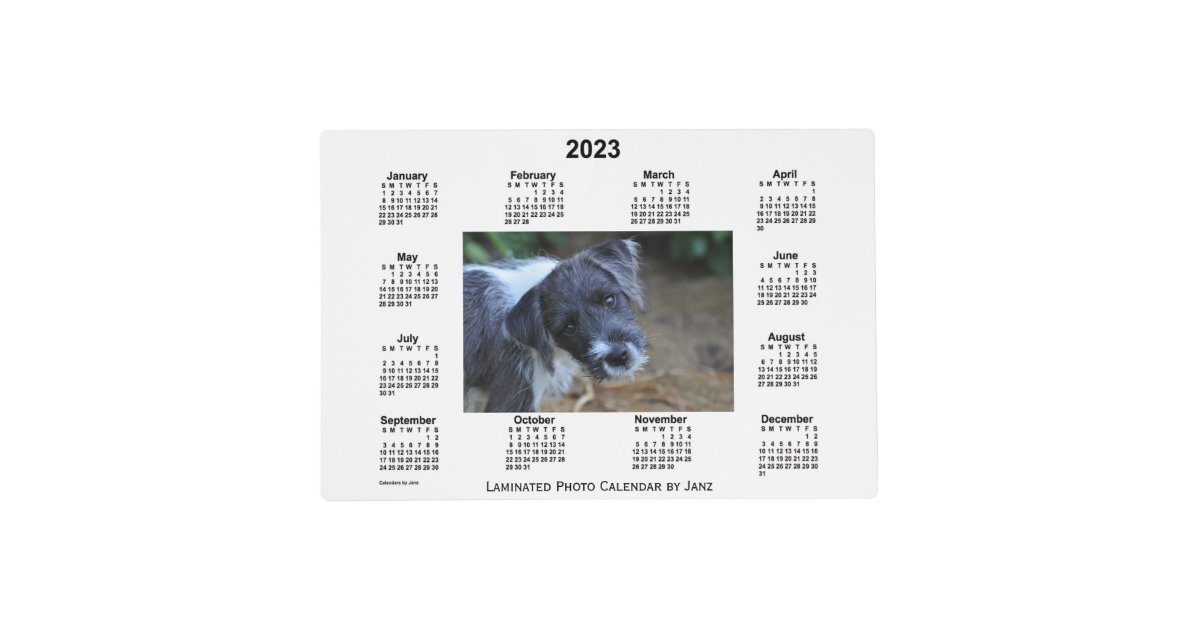 2023 Jack Russell Terrier Calendar by Janz Placemat | Zazzle