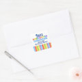 2023 Kindergarten Graduation Custom School Party Square Sticker | Zazzle