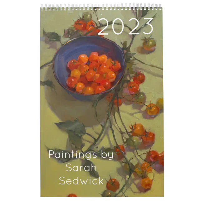 2023: Paintings by Sarah Sedwick Calendar | Zazzle