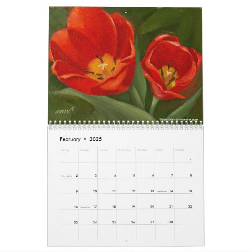 2023 Tulip Flower Calendar | Zazzle