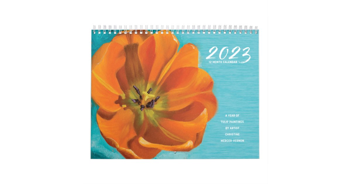 2023 Tulip Flower Calendar | Zazzle