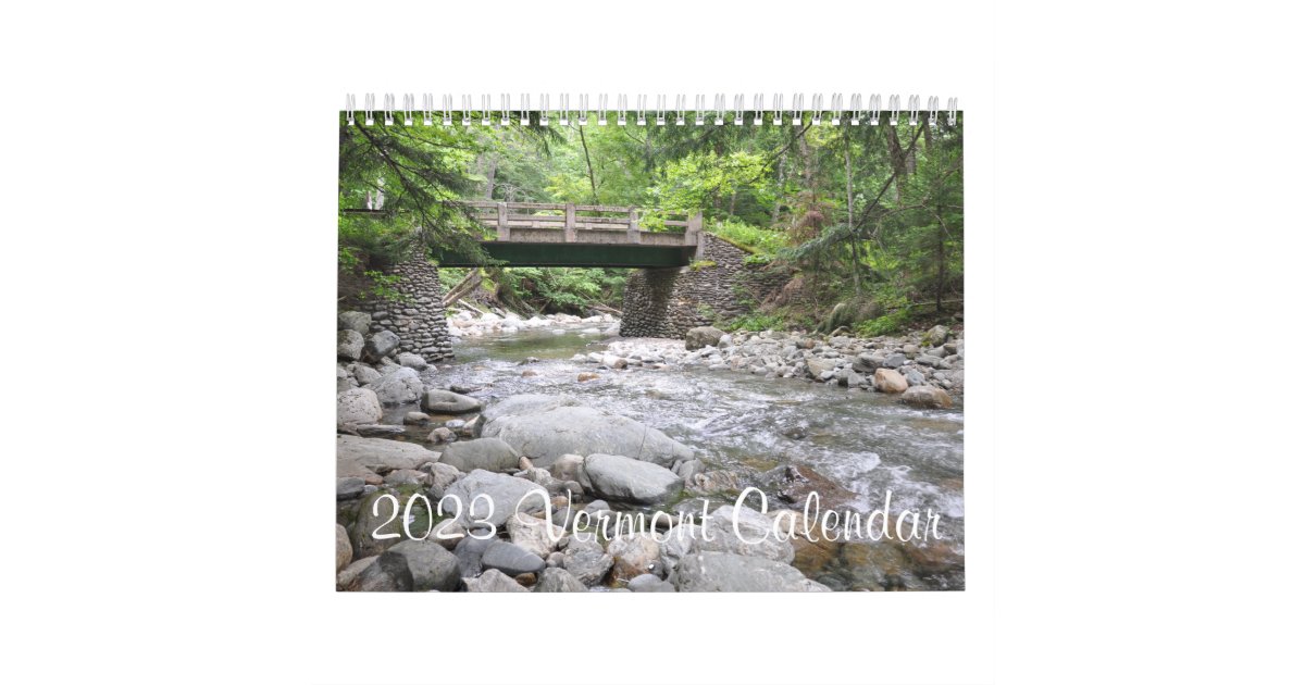 2023 Vermont - Calendar | Zazzle