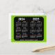 2024-2025 Yellowgreen Neon School Calendar by Janz Postcard | Zazzle