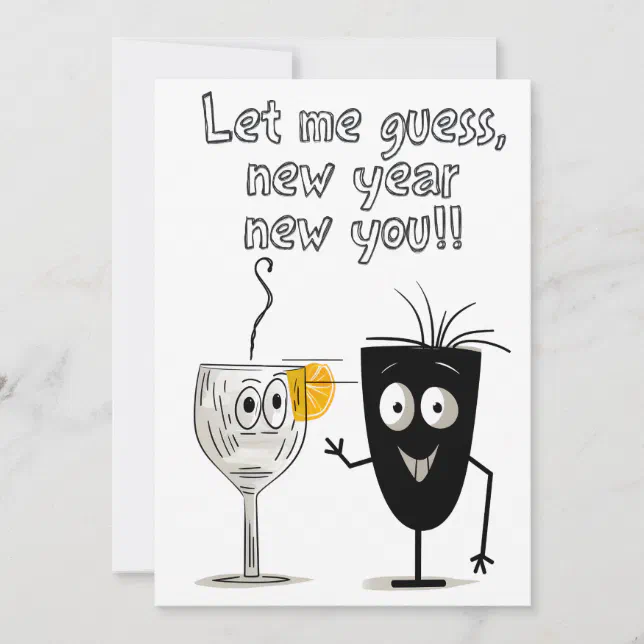 2024 Happy New Year Sarcastic Funny Meme Invitation | Zazzle