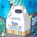 2024 Kindergarten Graduation Custom School Party Favor Boxes | Zazzle