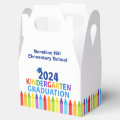 2024 Kindergarten Graduation Custom School Party Favor Boxes | Zazzle