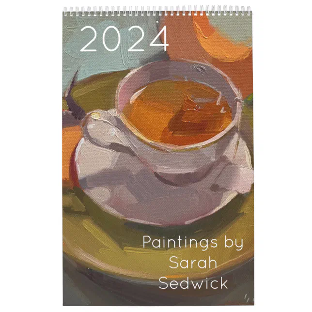 2024: Paintings by Sarah Sedwick Calendar | Zazzle