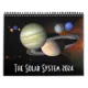 2024 Solar System Space Astronomy Planets Universe Calendar | Zazzle