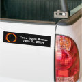 2024 Total Solar Eclipse Bumper Sticker | Zazzle