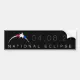 2024 Total Solar Eclipse Bumper Sticker | Zazzle