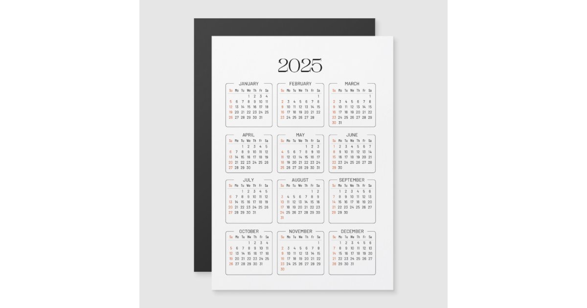 2025 Calendar | Zazzle