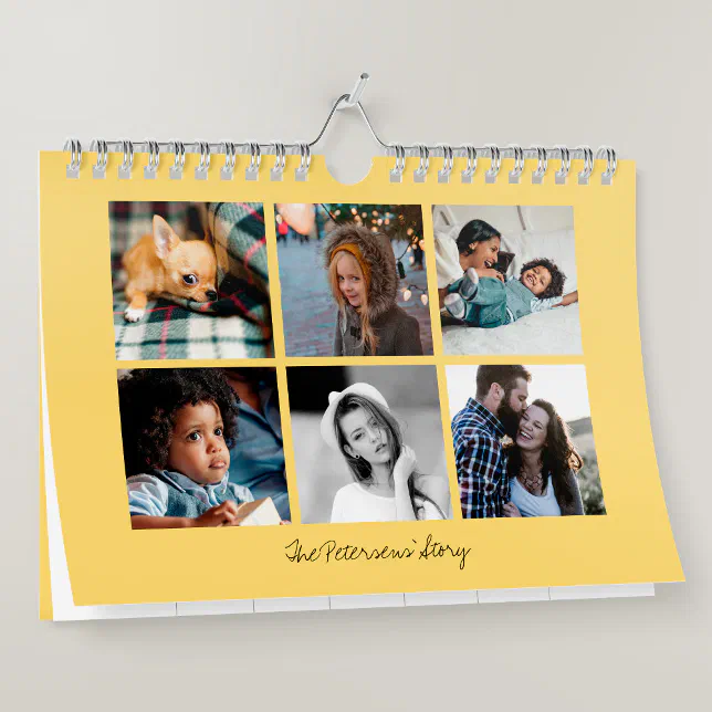 2025 custom family photos create your own calendar | Zazzle