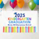 2025 Kindergarten Graduation Elementary School Banner | Zazzle