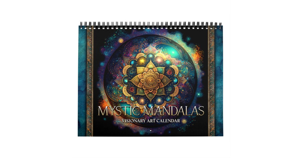 2025 Mandalas Visionary Surreal Art Calendar | Zazzle
