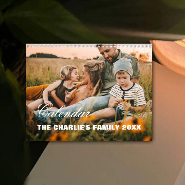 2025 Modern Custom Family Photo Calendar – Create | Zazzle