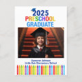 2025 Preschool Photo Custom Kids Graduation Postcard | Zazzle