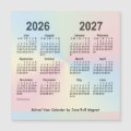 2026-2027 Rainbow School Year Calendar by Janz | Zazzle