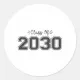 2030 seniors, Class of 2030 Graduation Classic Round Sticker | Zazzle