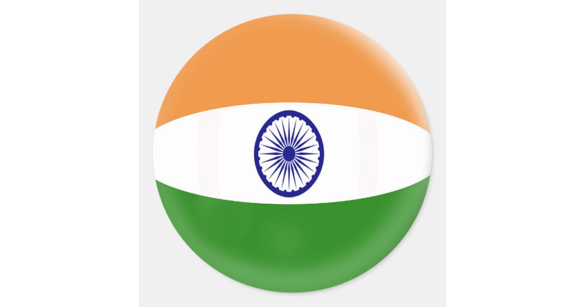 20 small stickers India flag | Zazzle.com